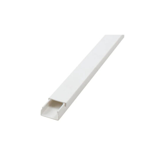 Trunking Solid 40X40mm White Mini PVC | Solar District (ZW)